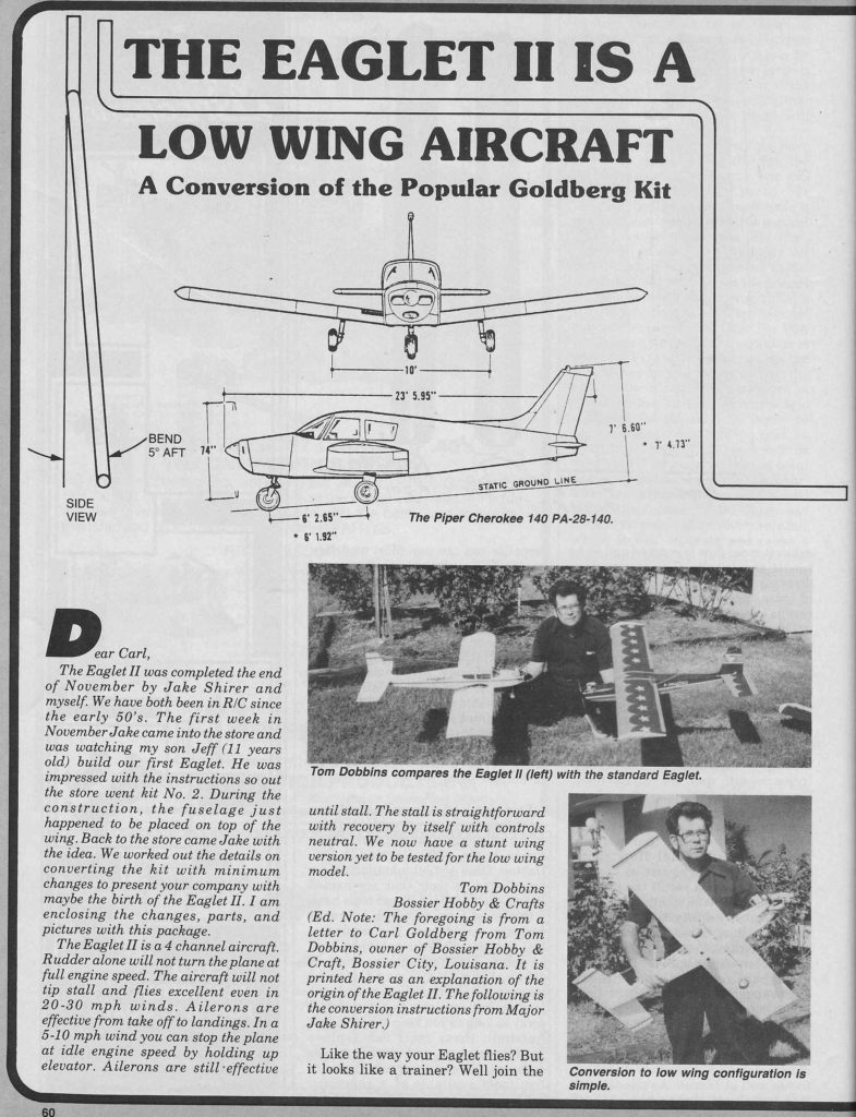 Eaglet 50 Low Wing Short Kit | The Balsa Workbench