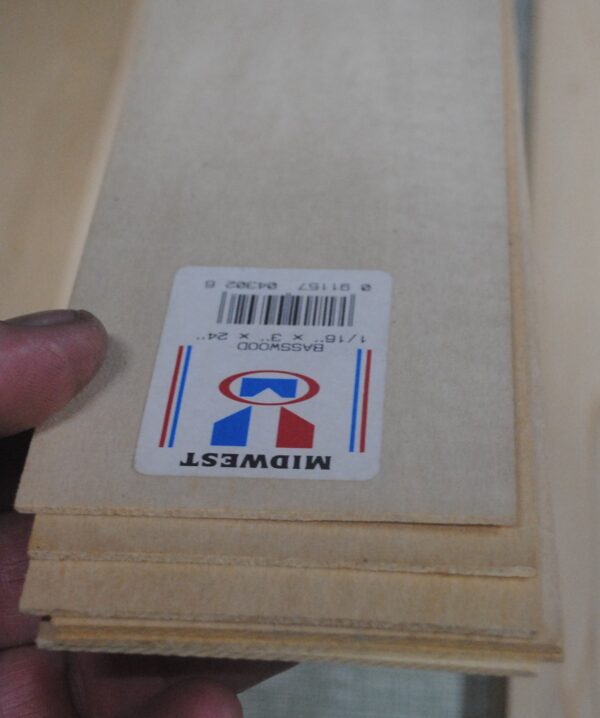 1/16 x 3 x 24 Bass Sheet | The Balsa Workbench